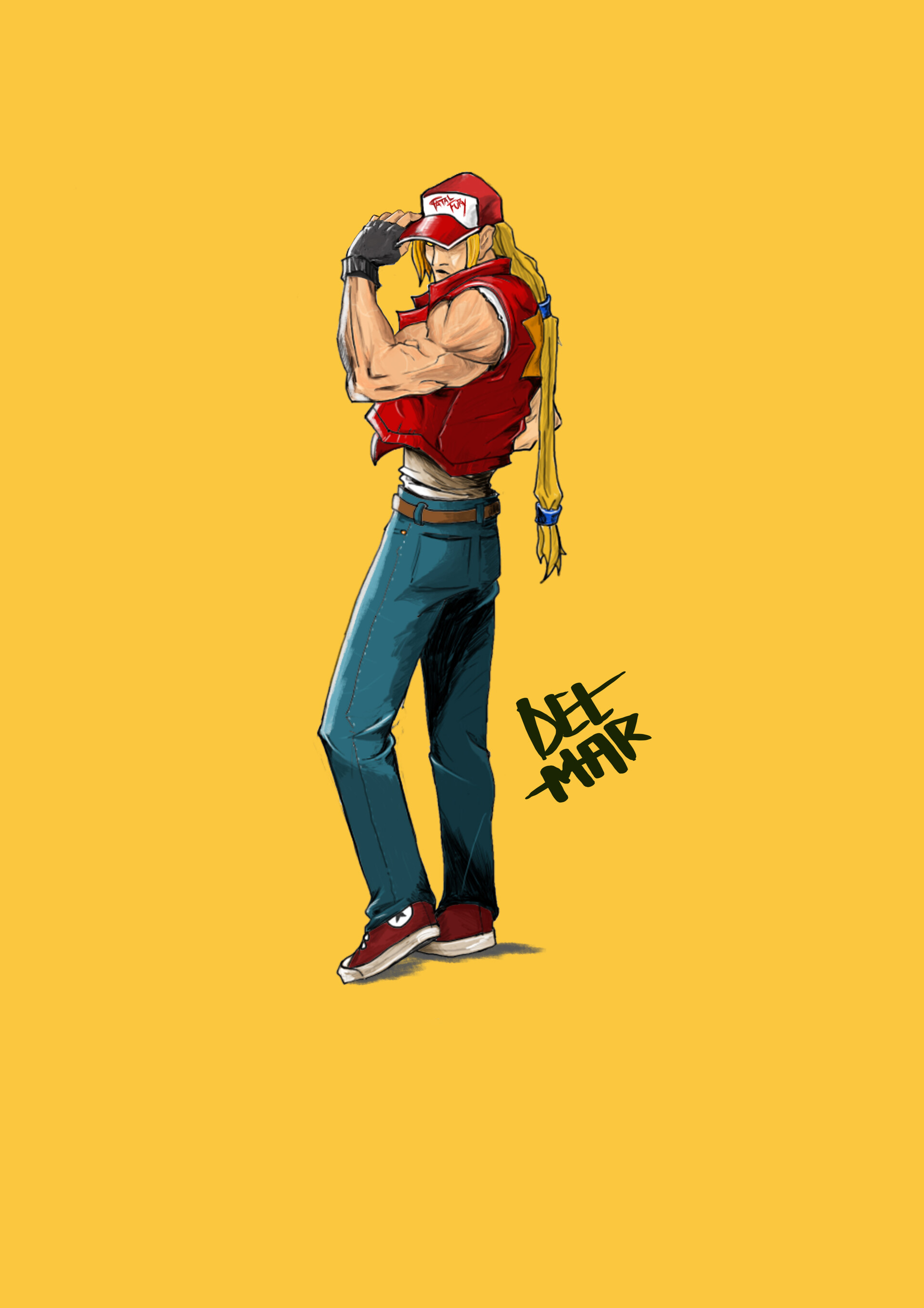 ArtStation - The King of the Fight - Terry Bogard