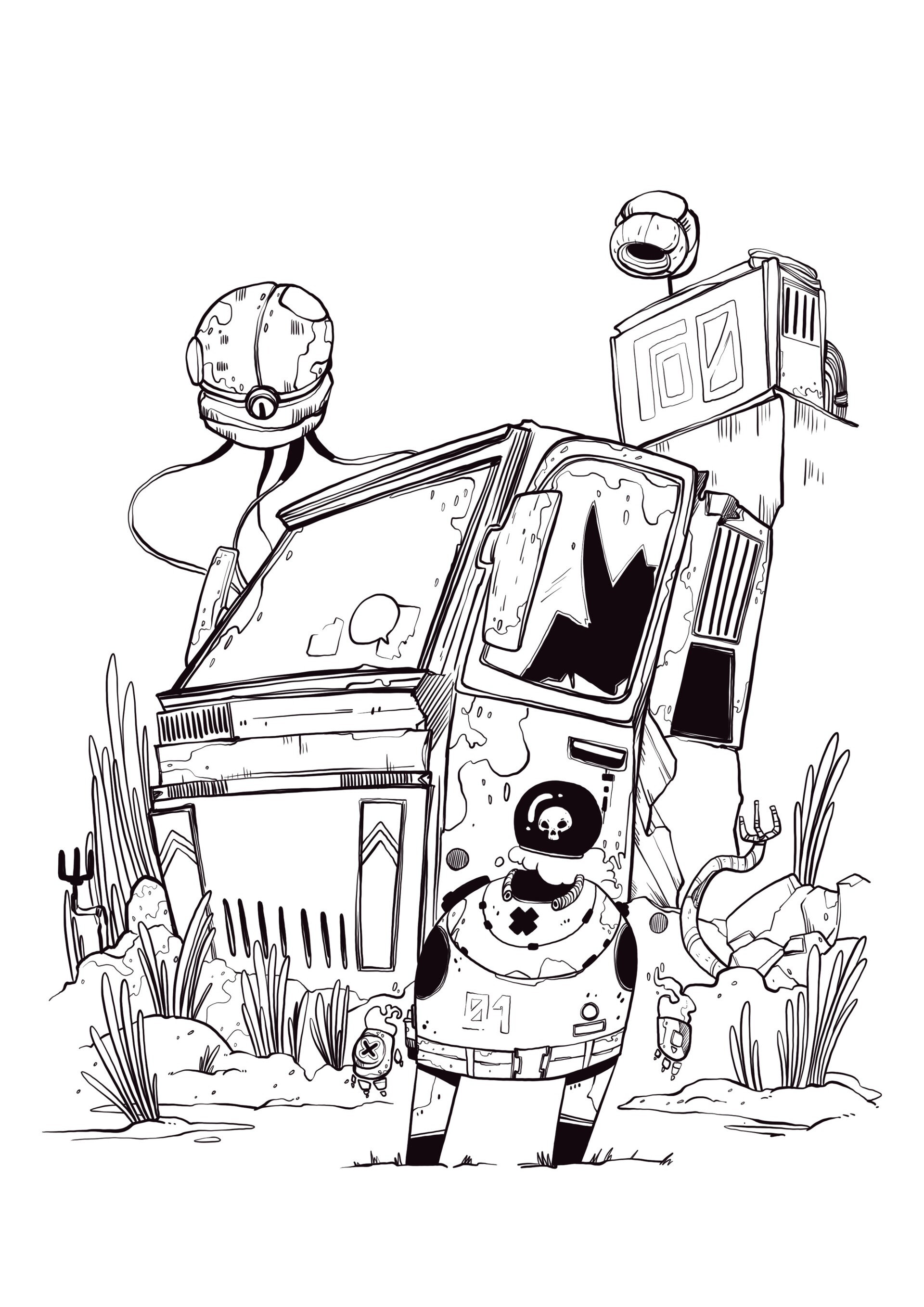 garden warfare coloring pages