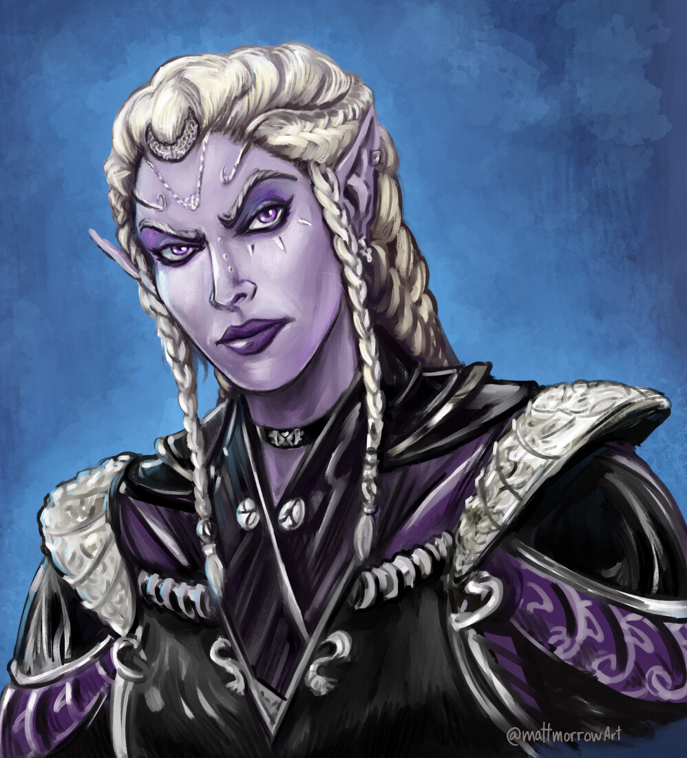 ArtStation - Drow Barbarian