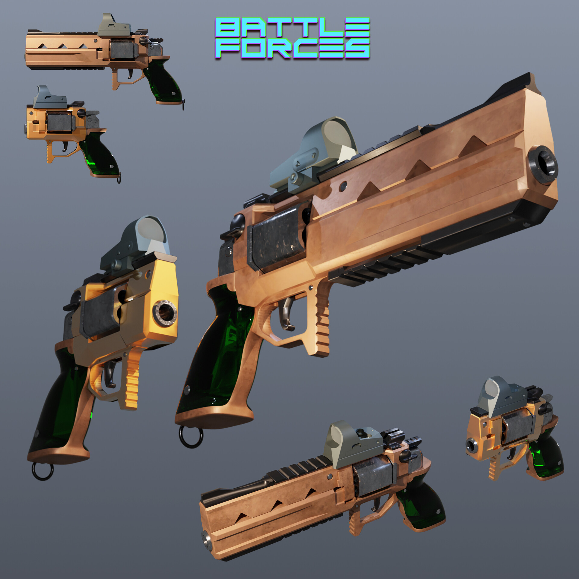 ArtStation - Weapon concept