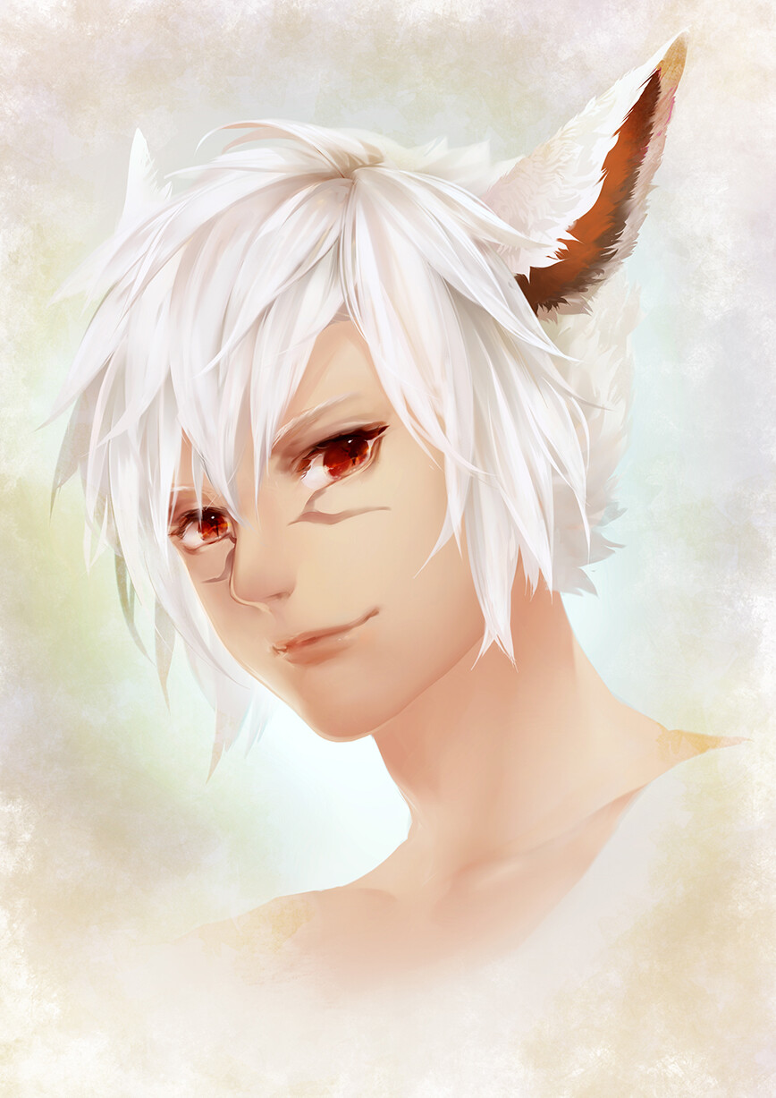 ArtStation - Final Fantasy XIV character portrait - 02