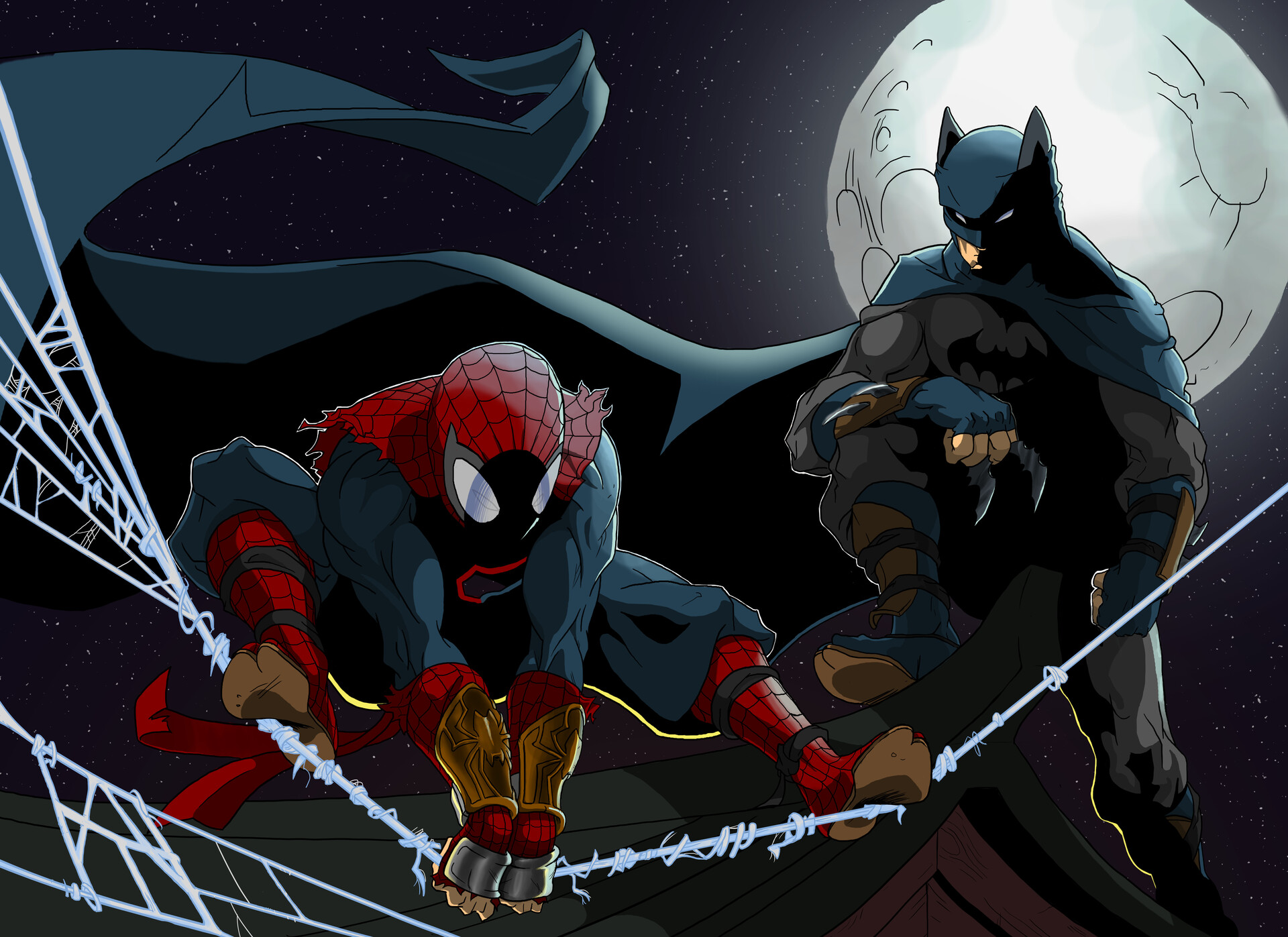 ArtStation - The Bat and the Spider