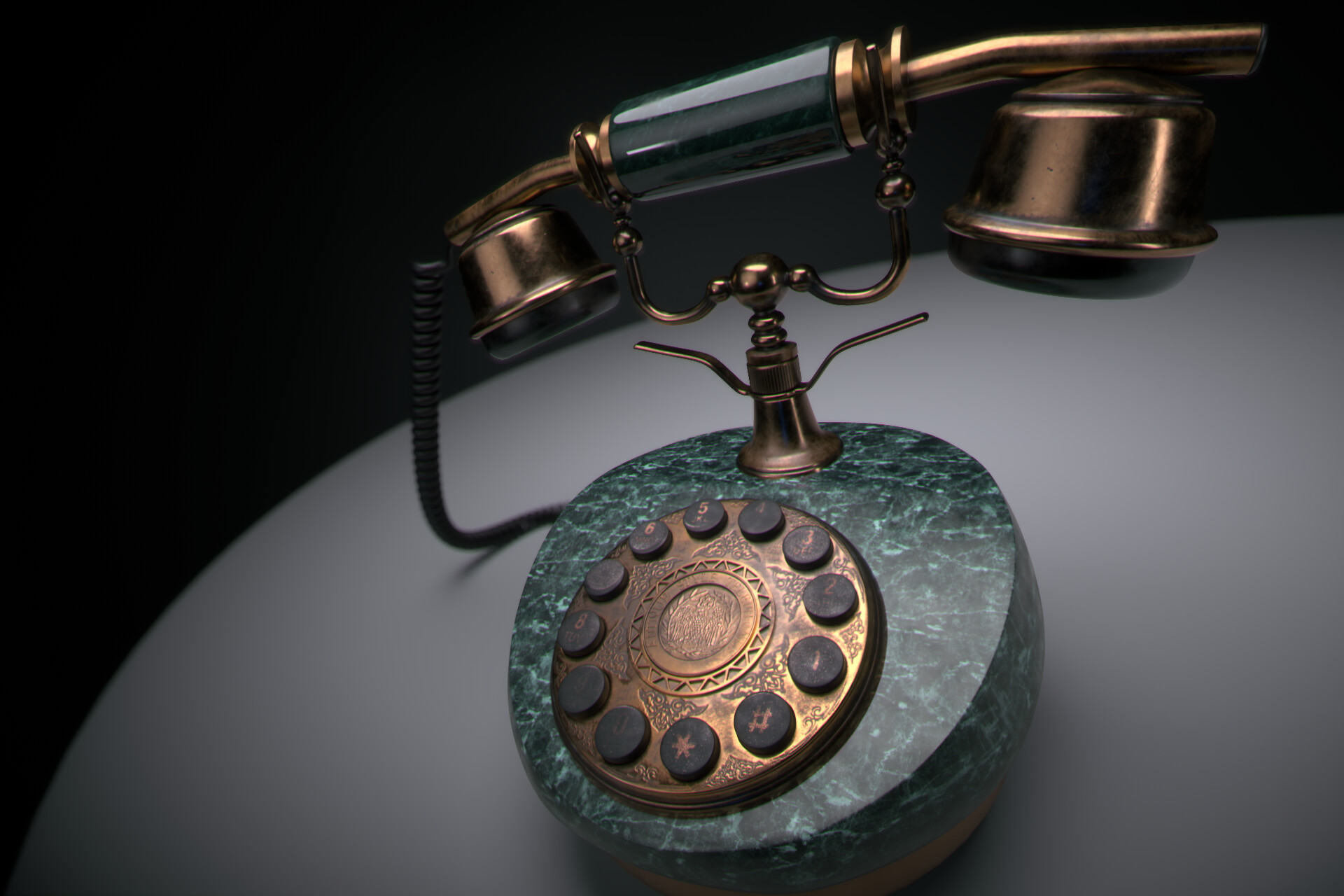 ArtStation - Photoreal Antique Phone