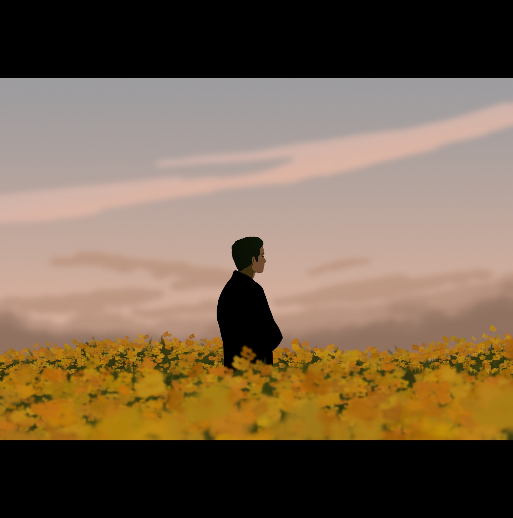 ArtStation - Flowers field.