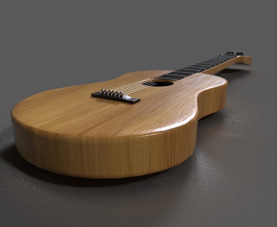 ArtStation - 3D Guitar
