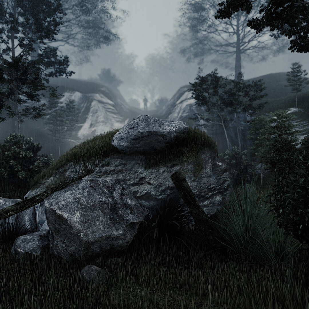 ArtStation - Forest composition