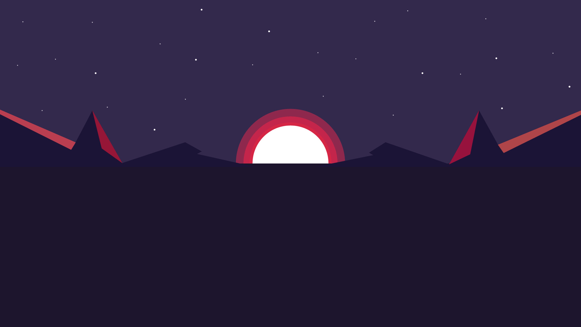 ArtStation - Sunset Minimalist Art