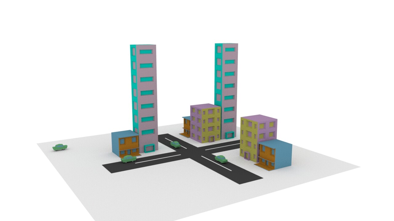 ArtStation - Pastel City