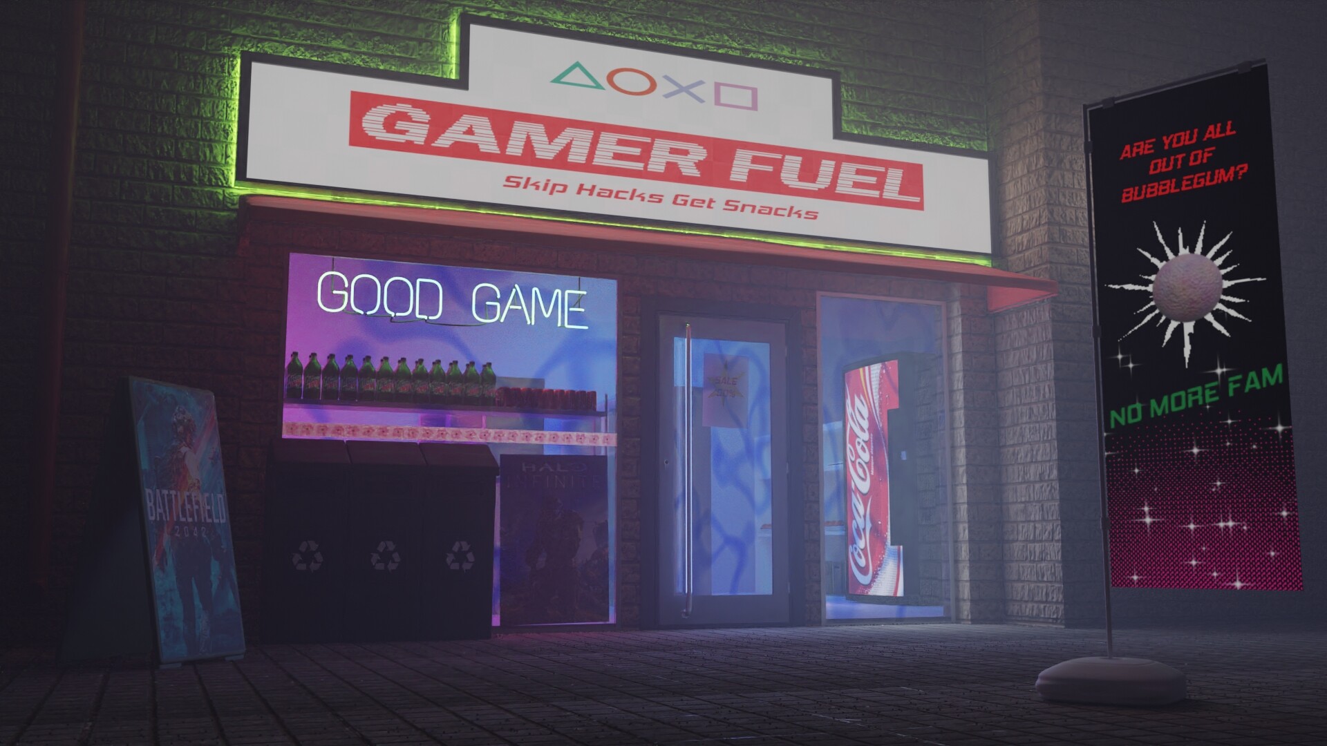 ArtStation - Gamer-Fuel Store