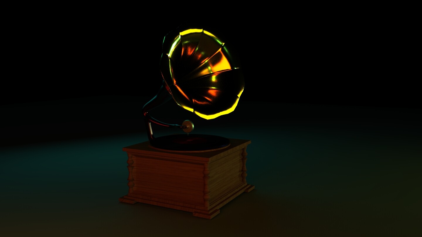 ArtStation - STYLIZED GRAMOPHONE