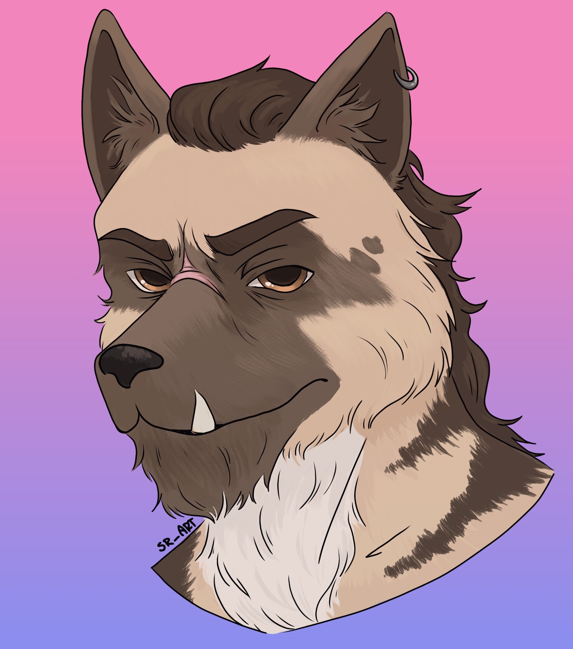 ArtStation - Hyena Furry Oc