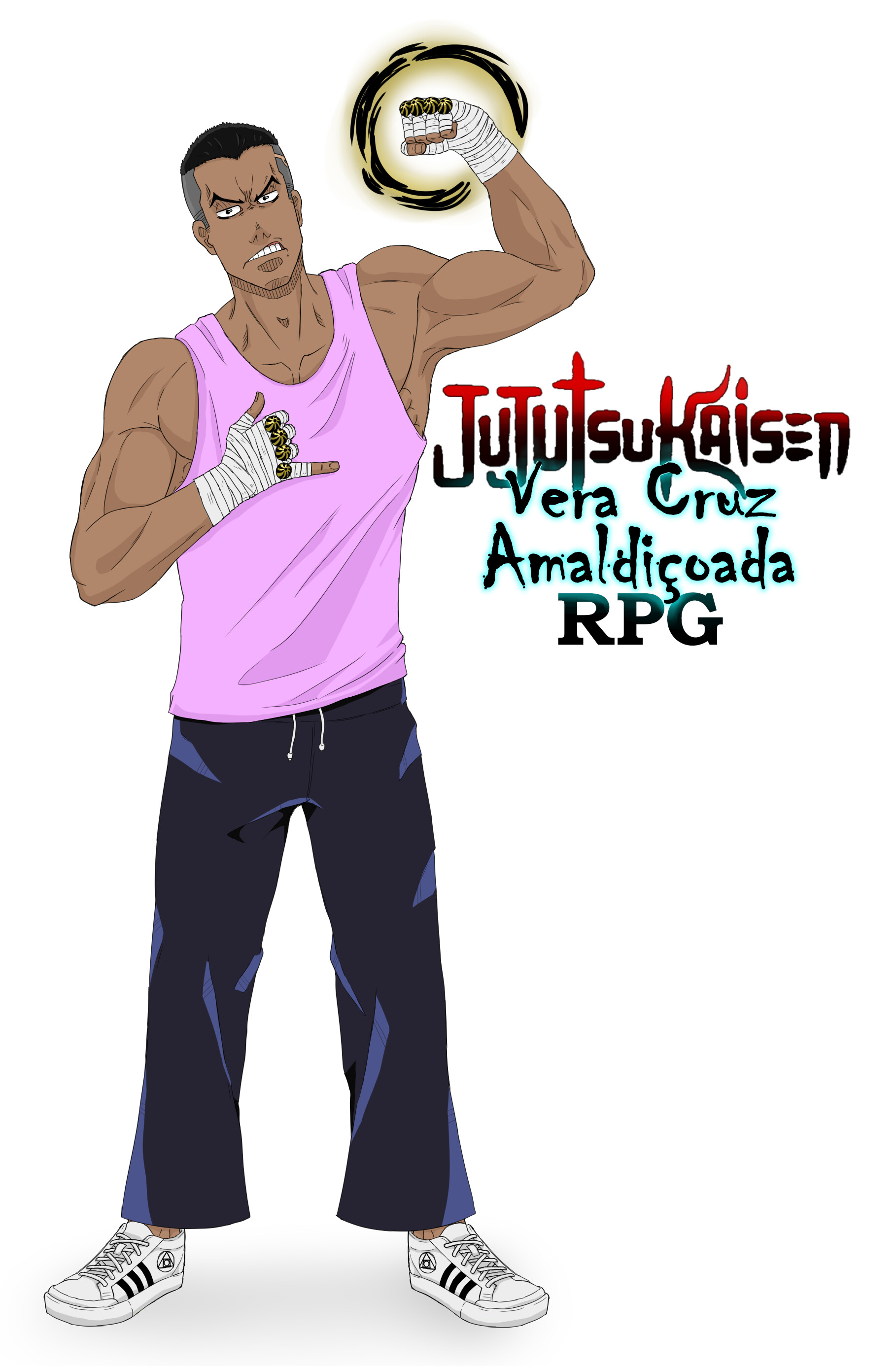 ArtStation - Fernando, OC of a Jujutsu Kaisen rpg