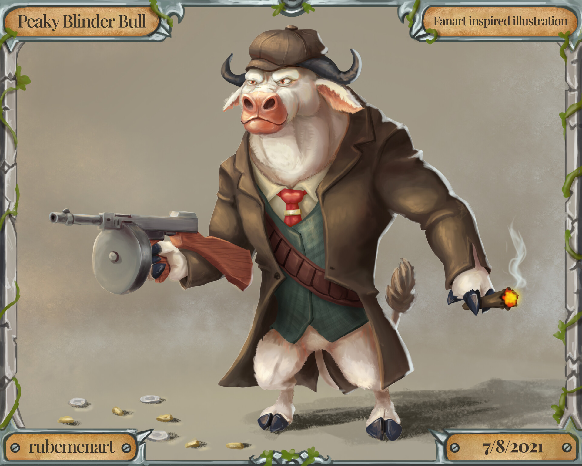 ArtStation - Bull shooter