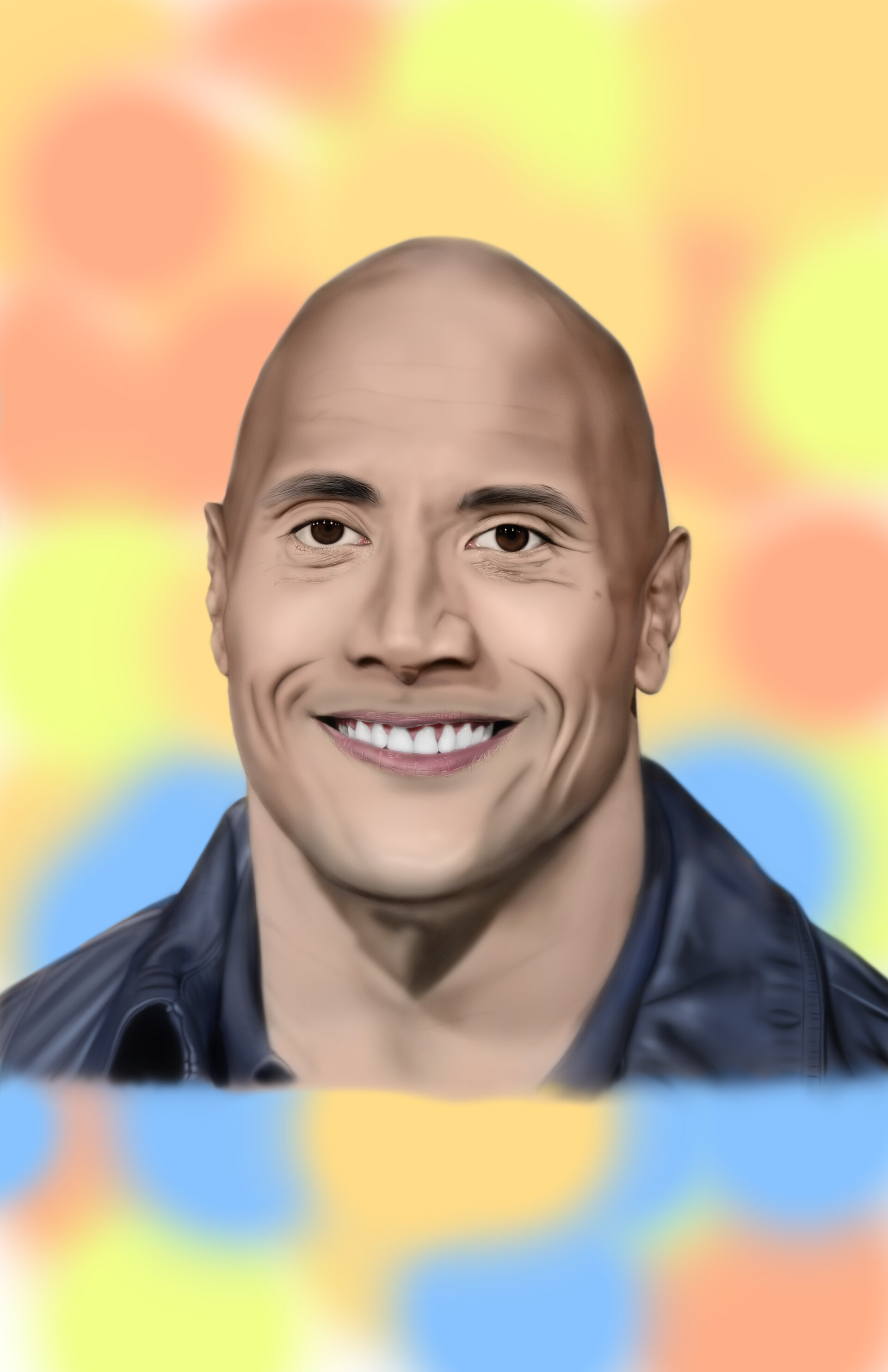 ArtStation - Poster The Rock (La roca) illustration