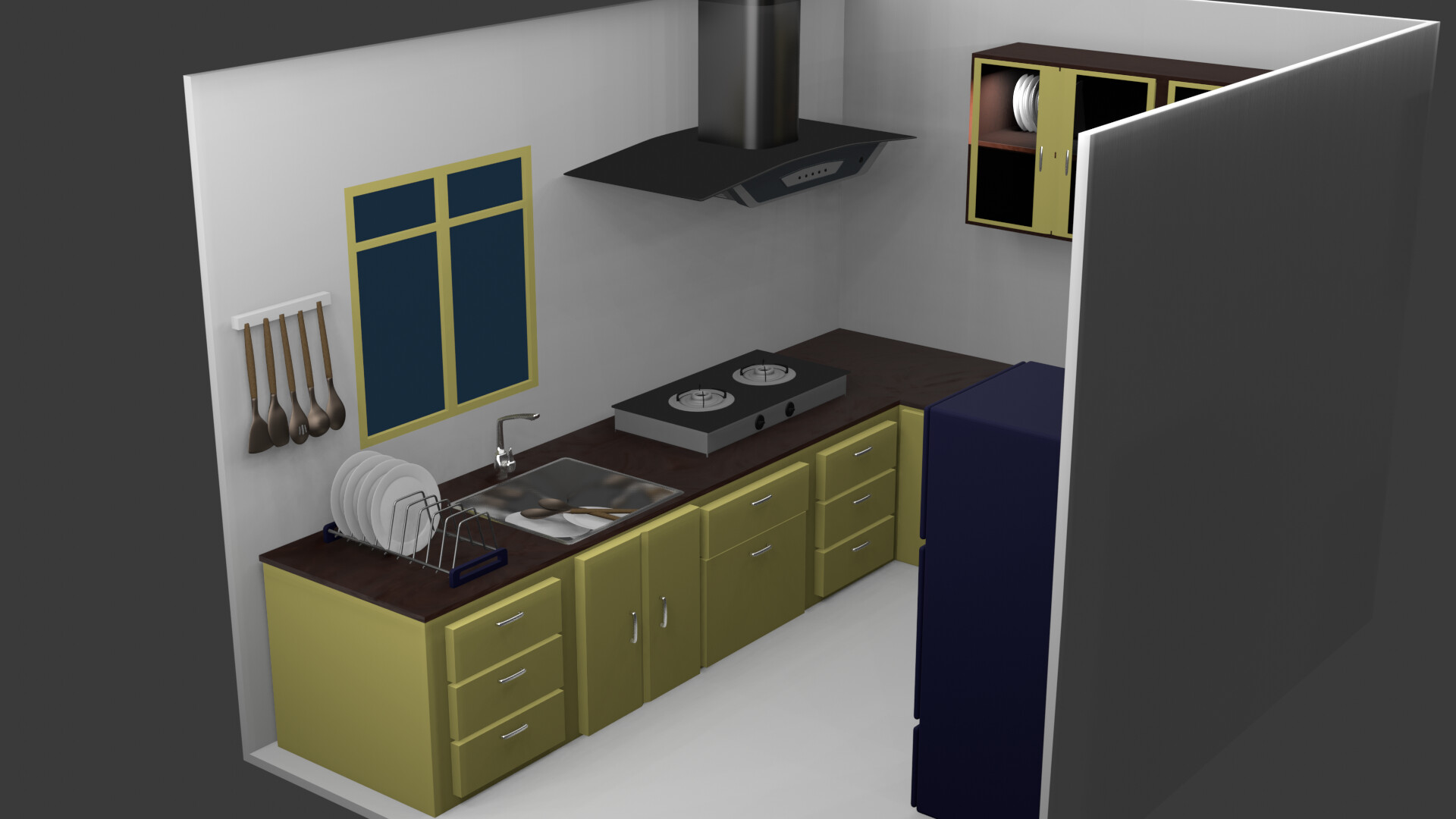 ArtStation - Simple Kitchen Scene