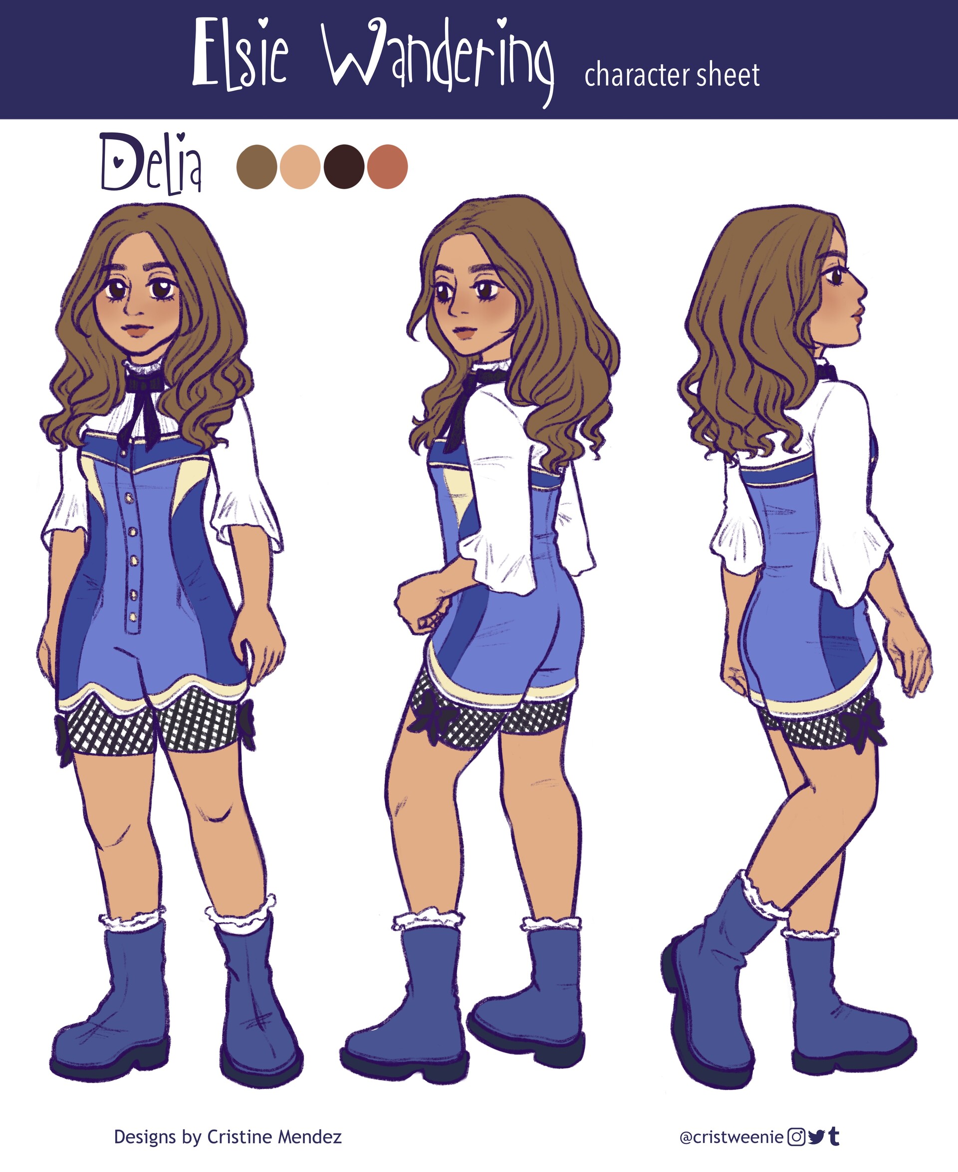 ArtStation - Elsie Wandering Character Sheet- Delia