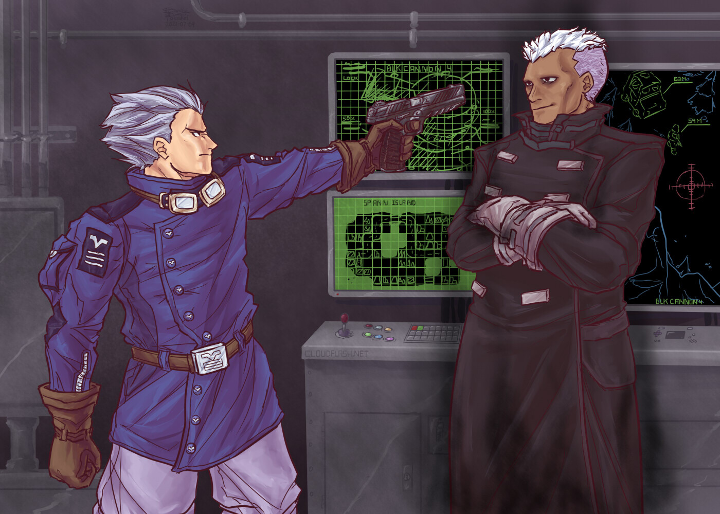 ArtStation - Advance Wars - Eagle vs Hawke