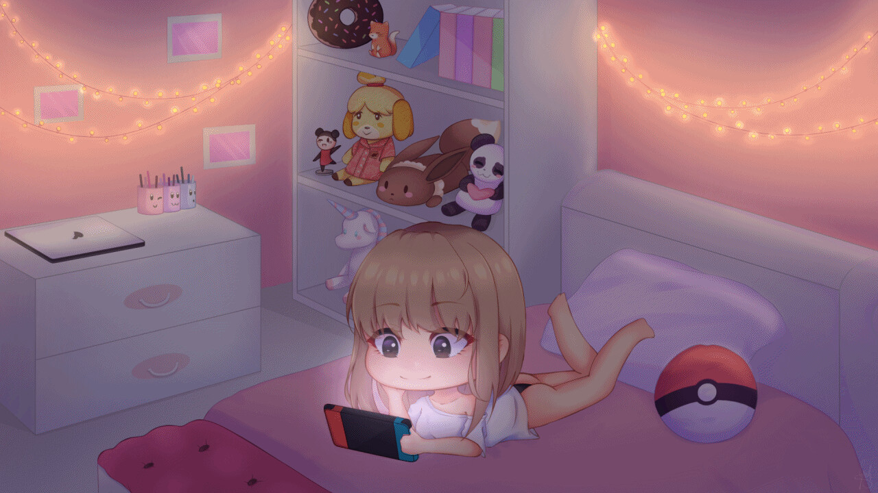 ArtStation - GIF - Playing Switch