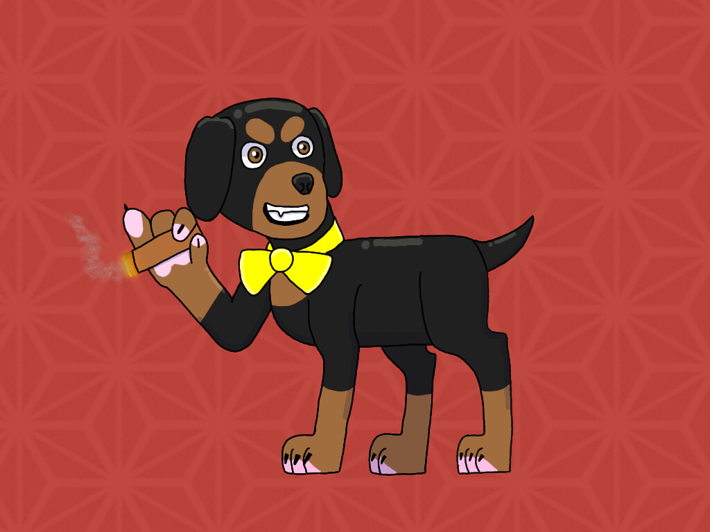 ArtStation - Triumph the comedy dog fanart