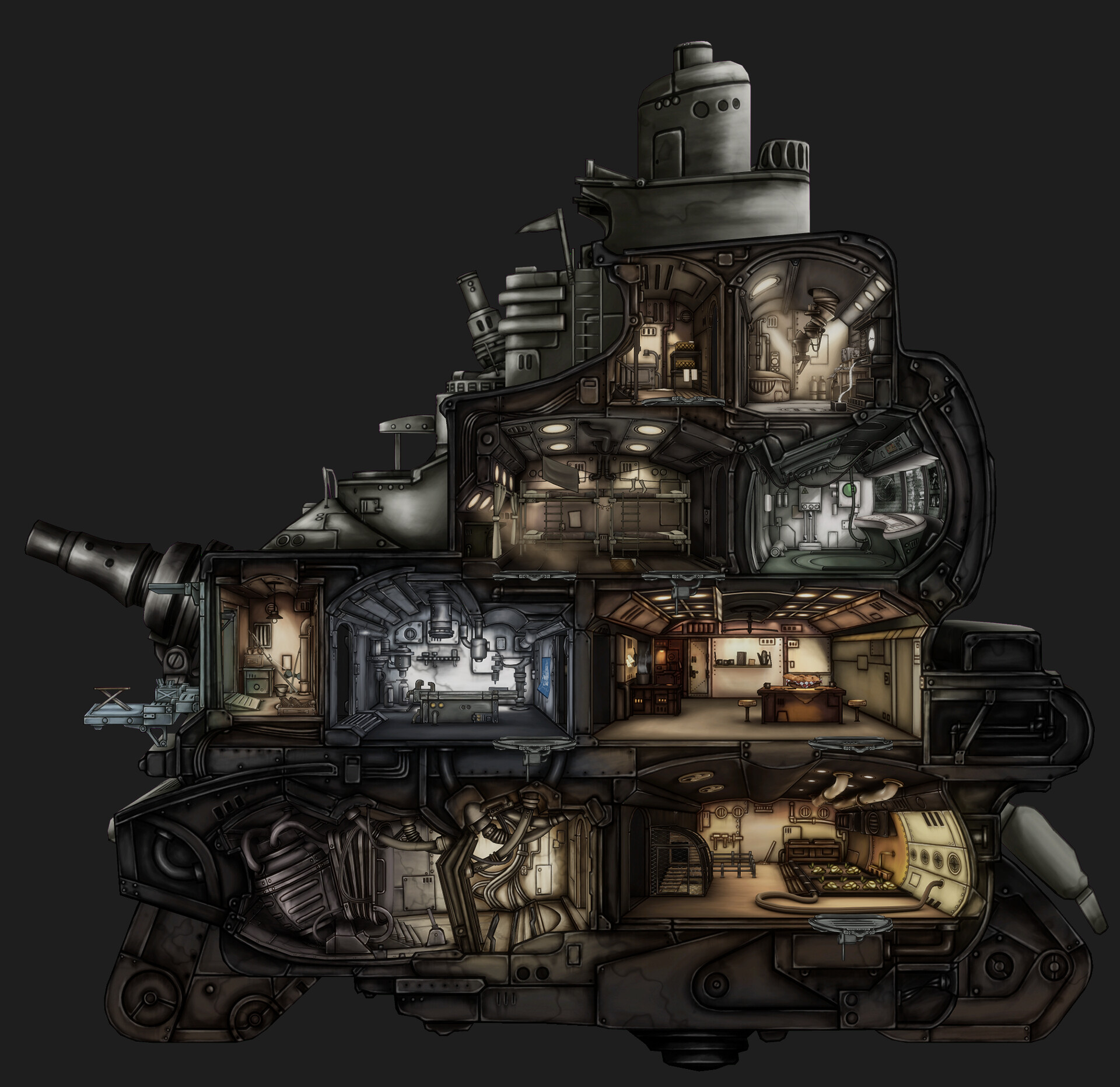 ArtStation - Fuga : Melodies of steel / Environments