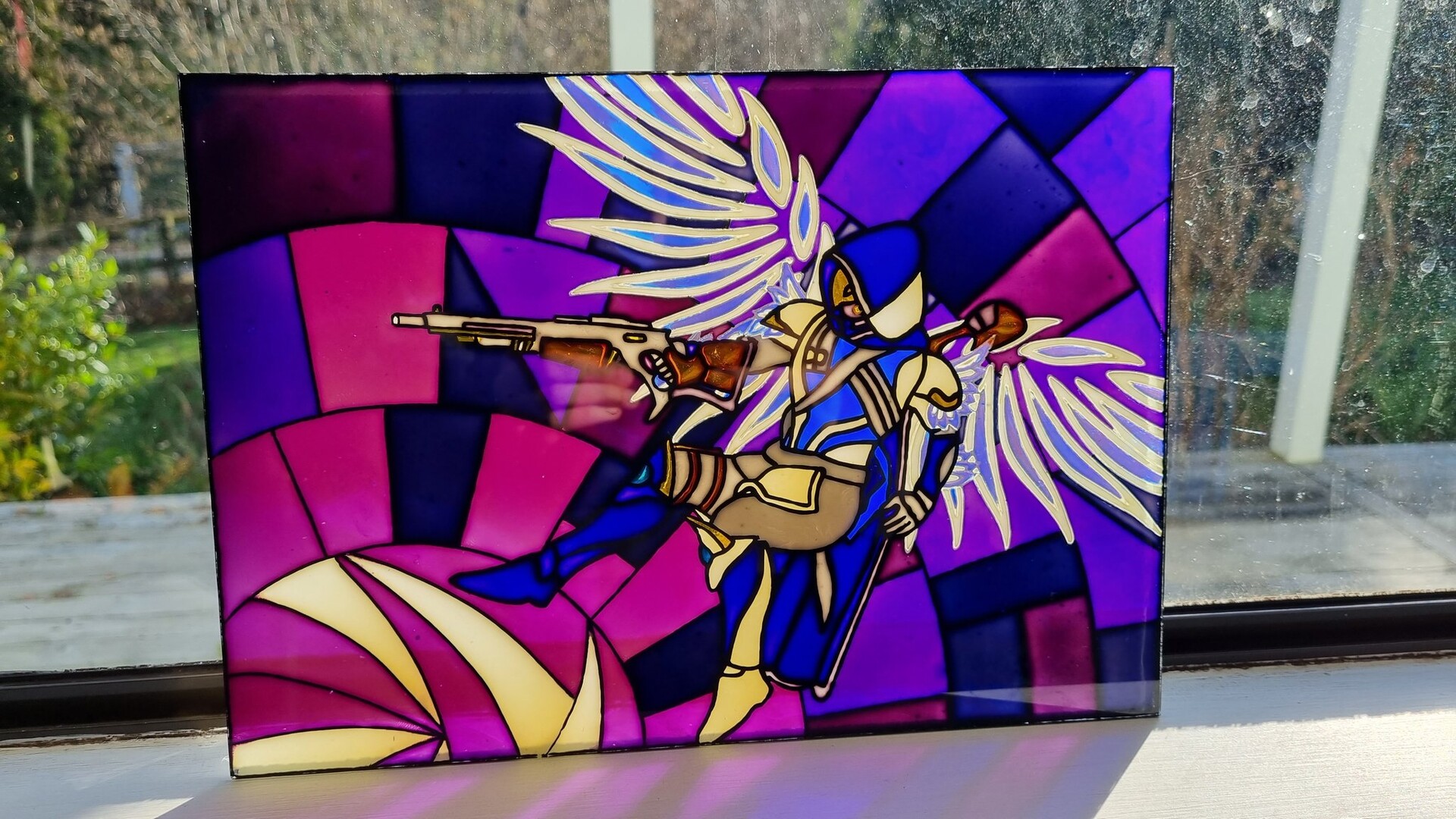 ArtStation - Stained Glass Guardian "Bluejay"