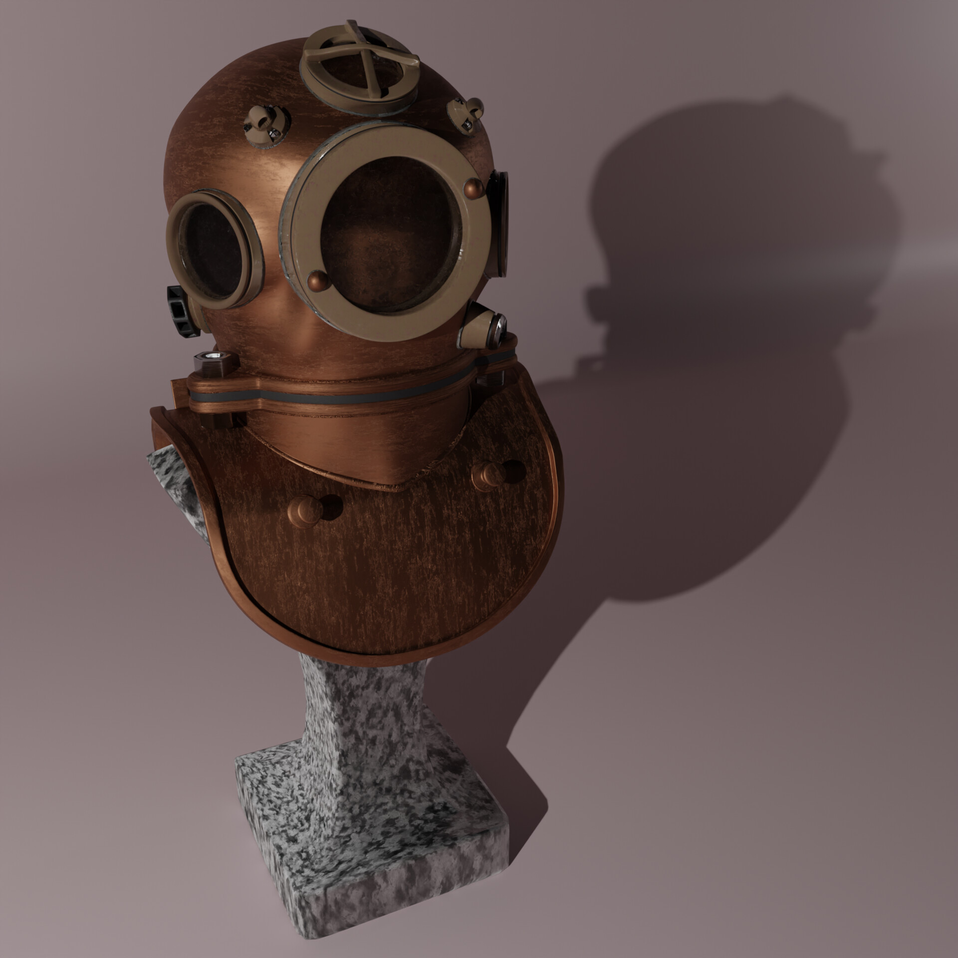 ArtStation - Old diving suit