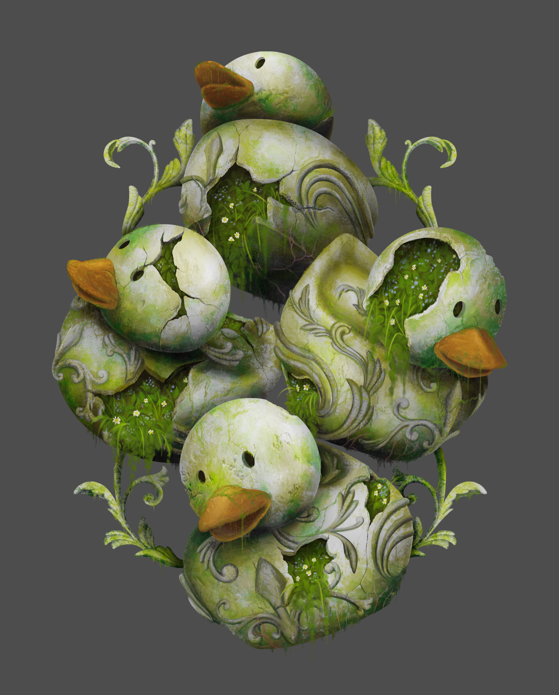 ArtStation - Stone Duck Artwork