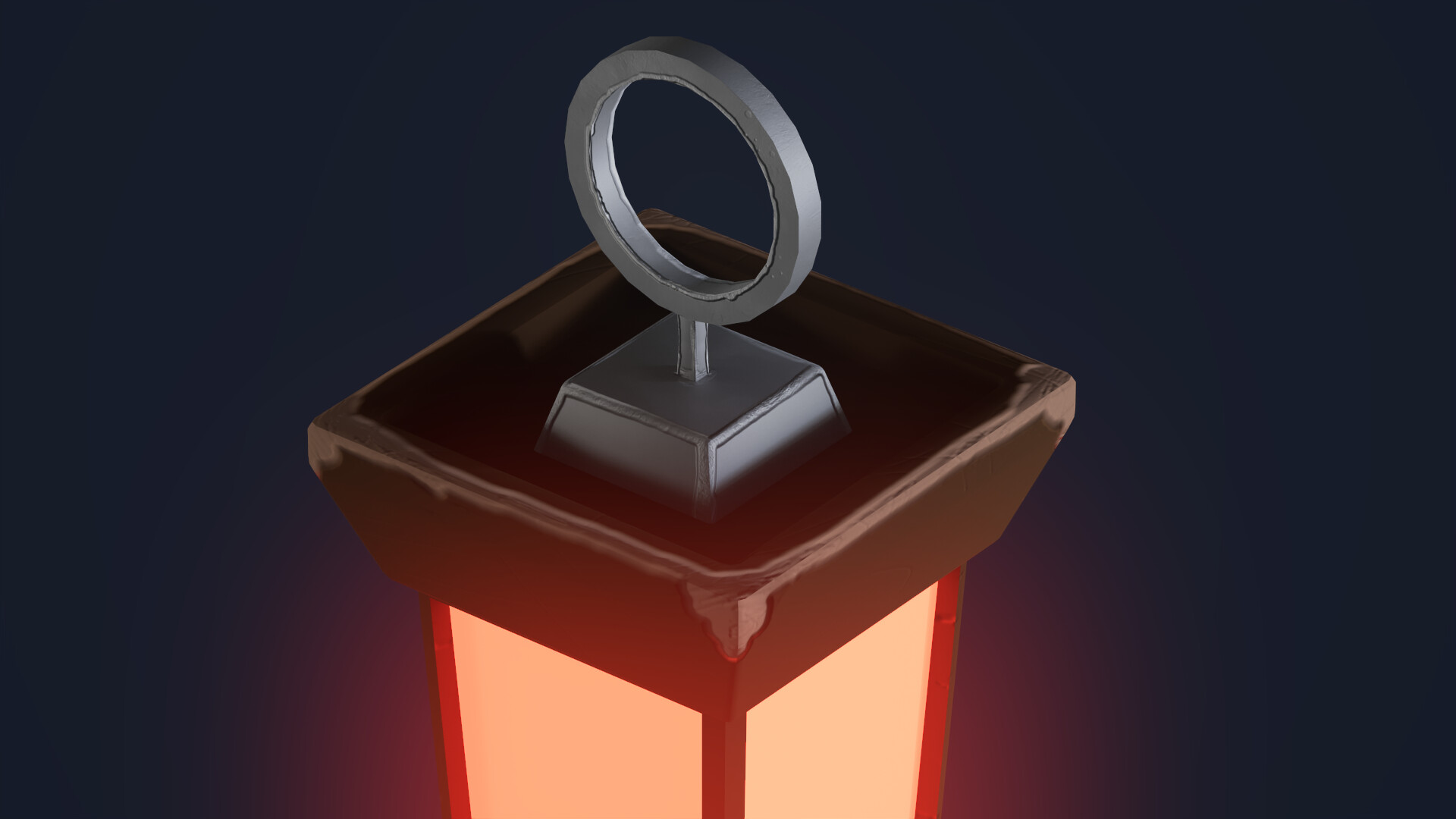 ArtStation - low poly lamp.