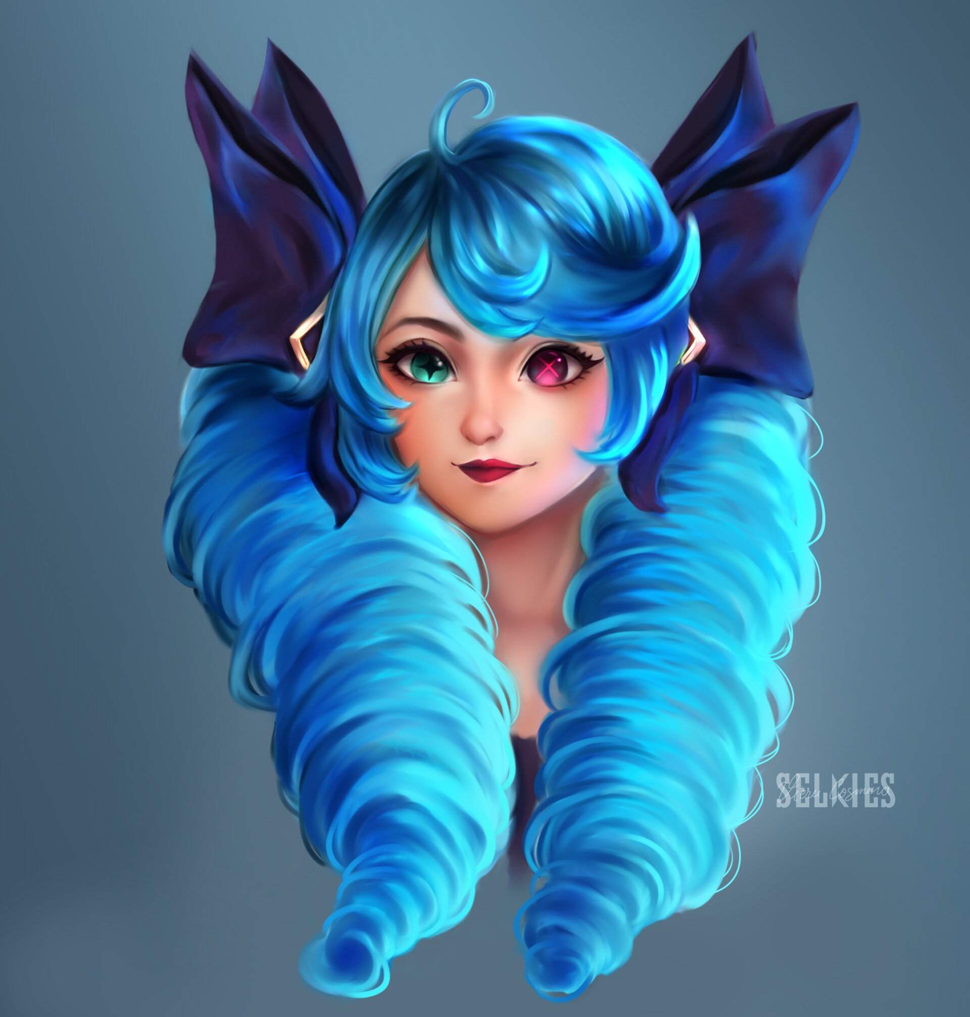 ArtStation - Gwen fan art portrait