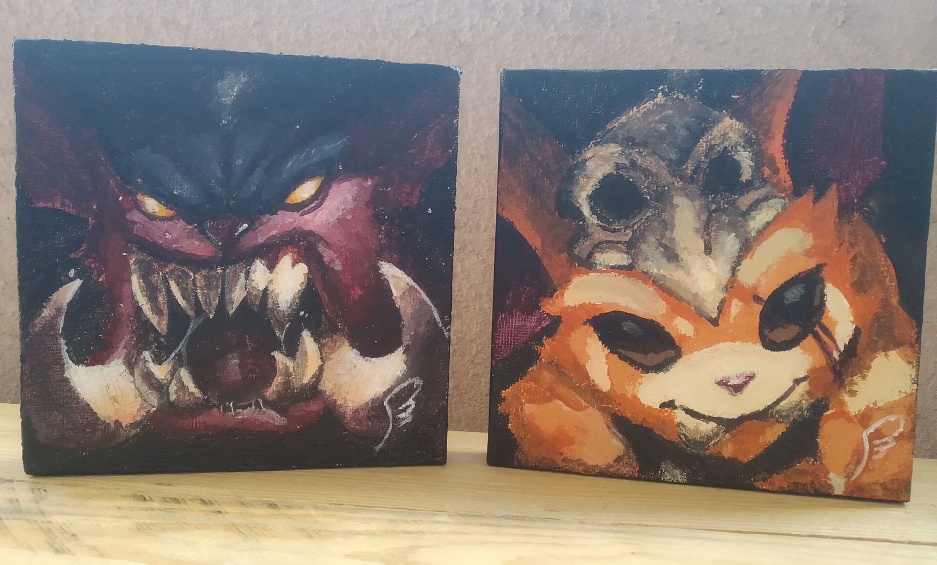 Lorena Ortiz - Mini and mega Gnar icon canvas