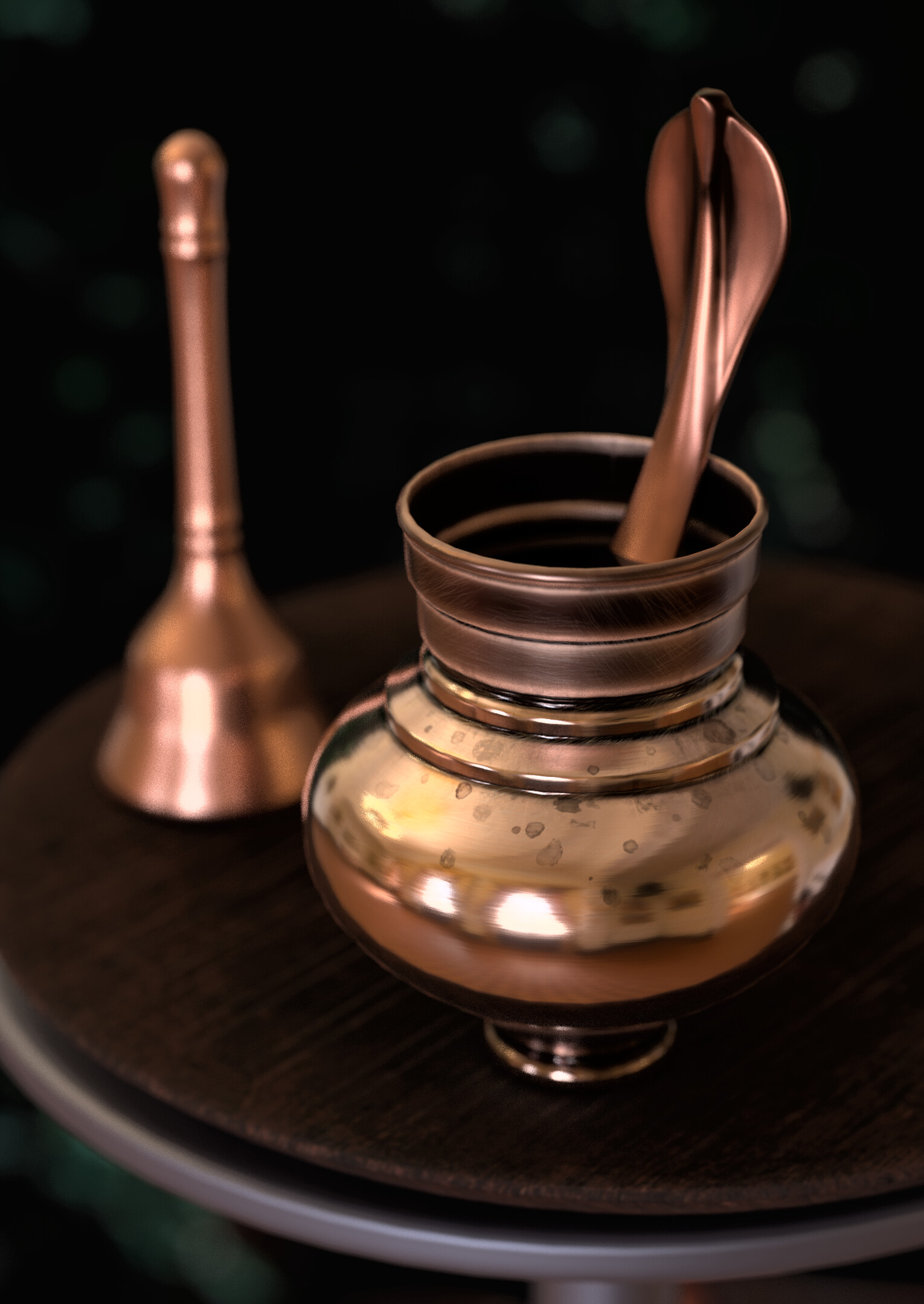 ArtStation - Brass Pot with Bell
