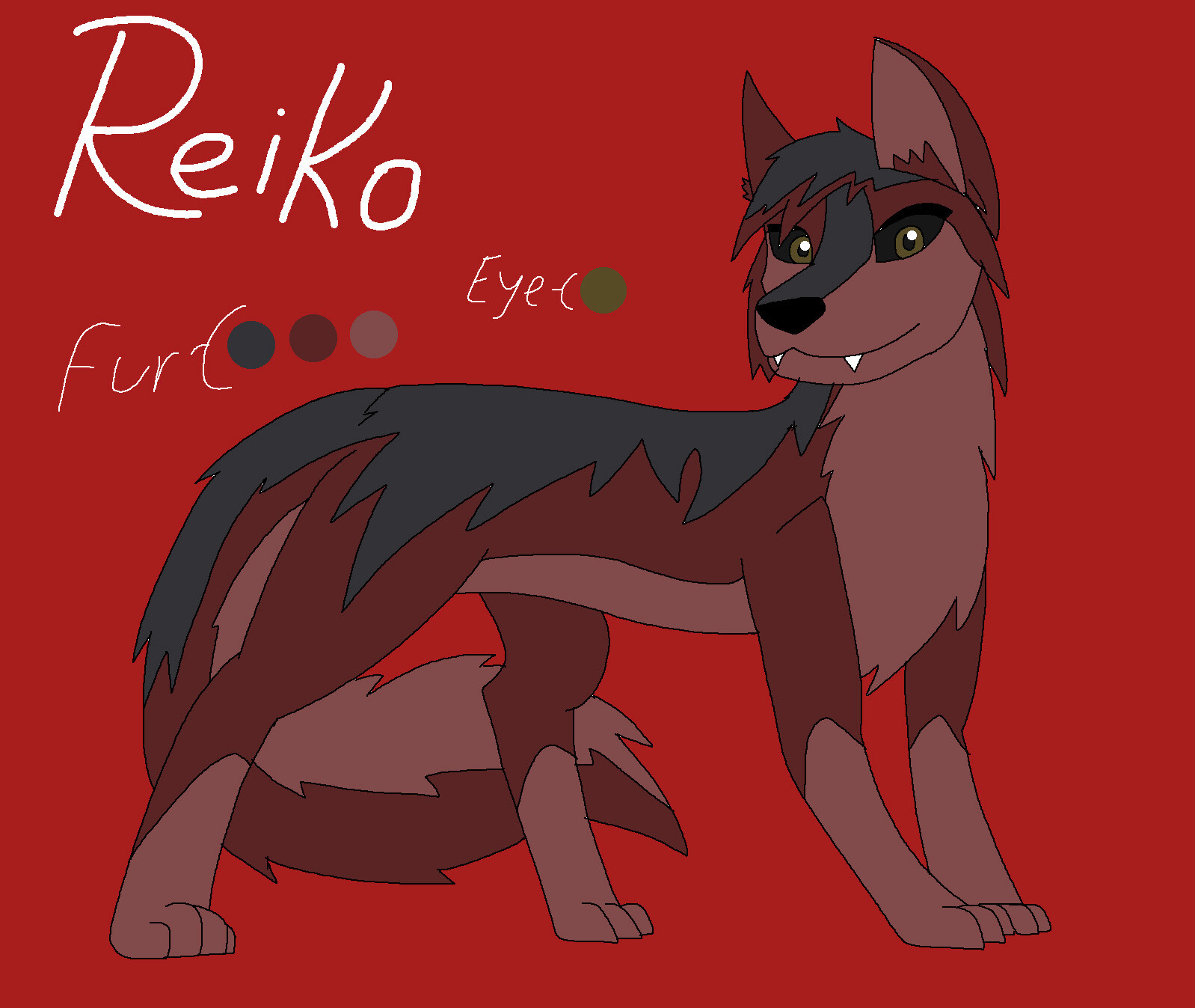 ArtStation - Reiko the Wolf (OC)