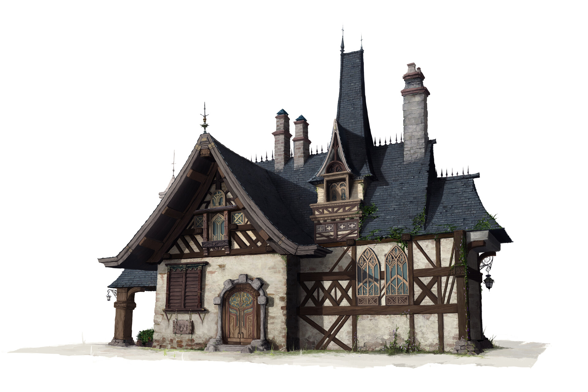 ArtStation - Medieval Cottage