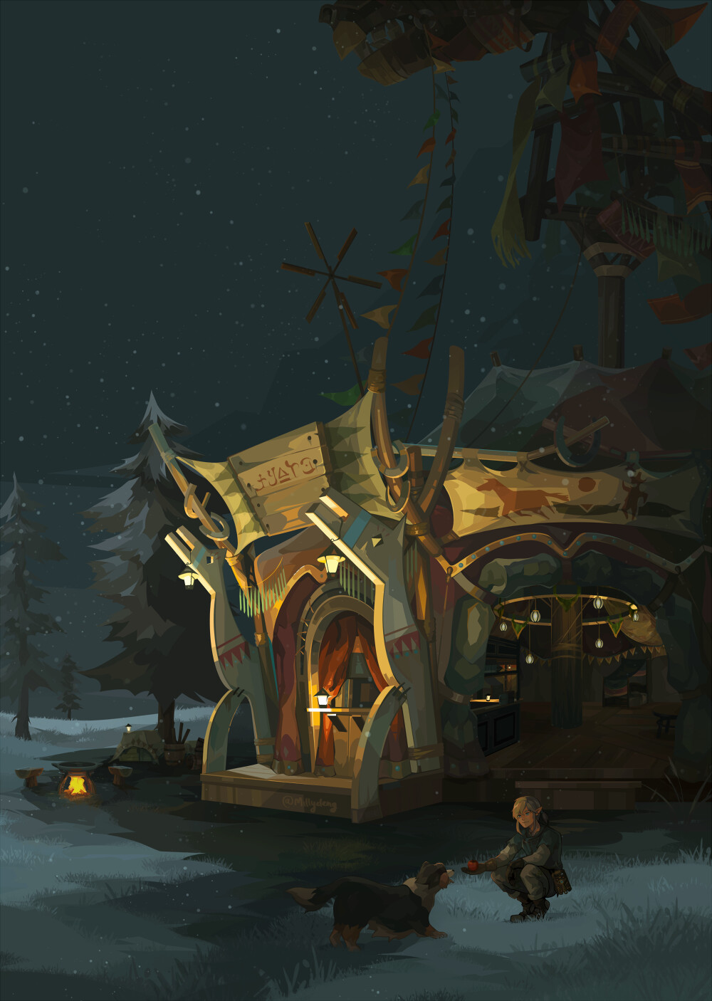 ArtStation - Snowfield Stable