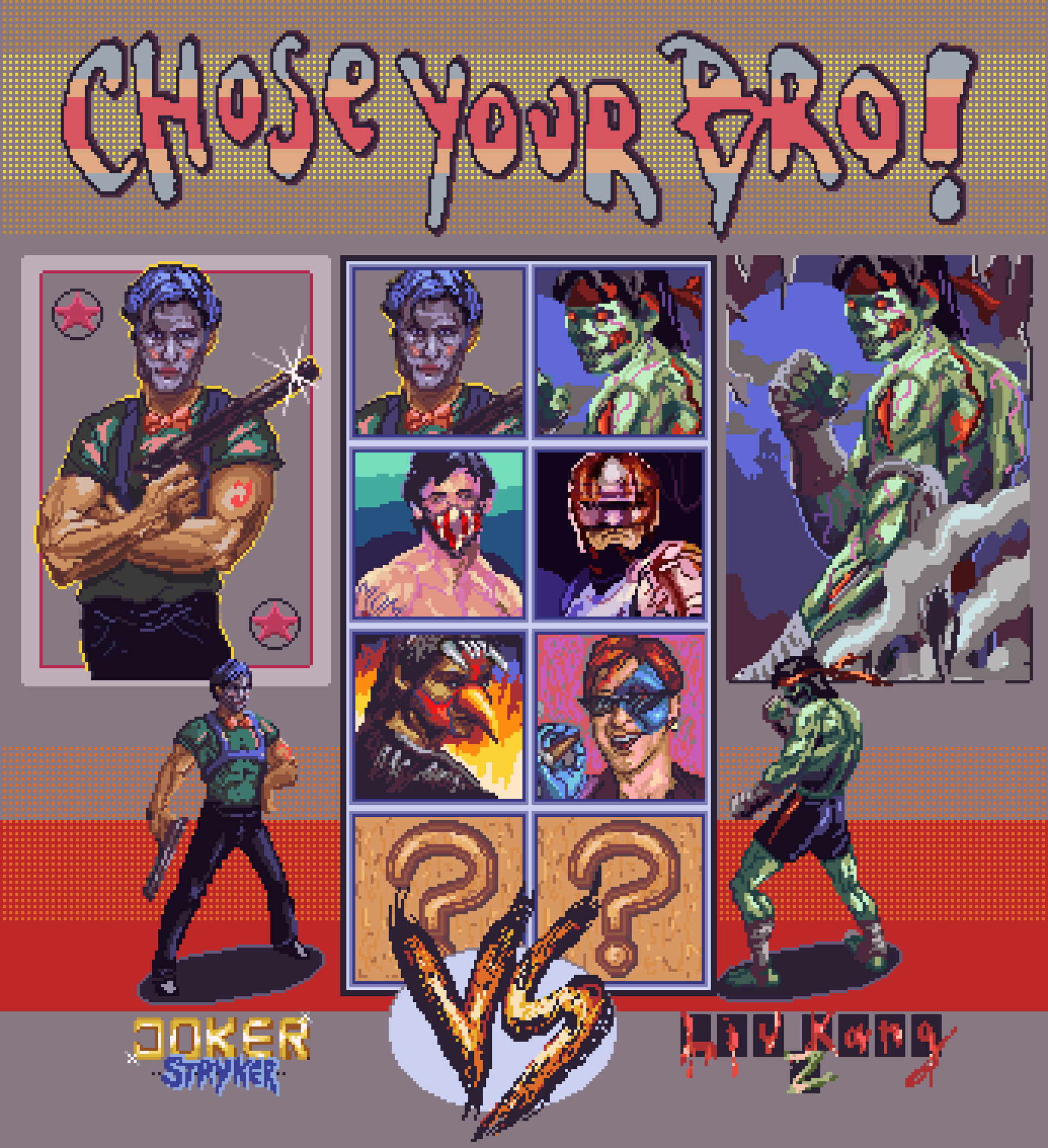 ArtStation - Bro Battle Arcade - Choose your Bro