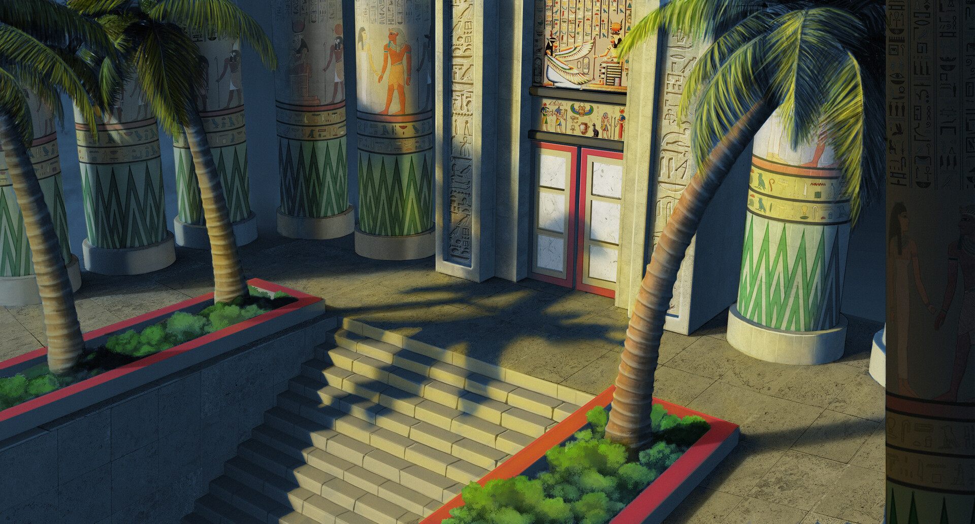 ArtStation - Egyptian temple