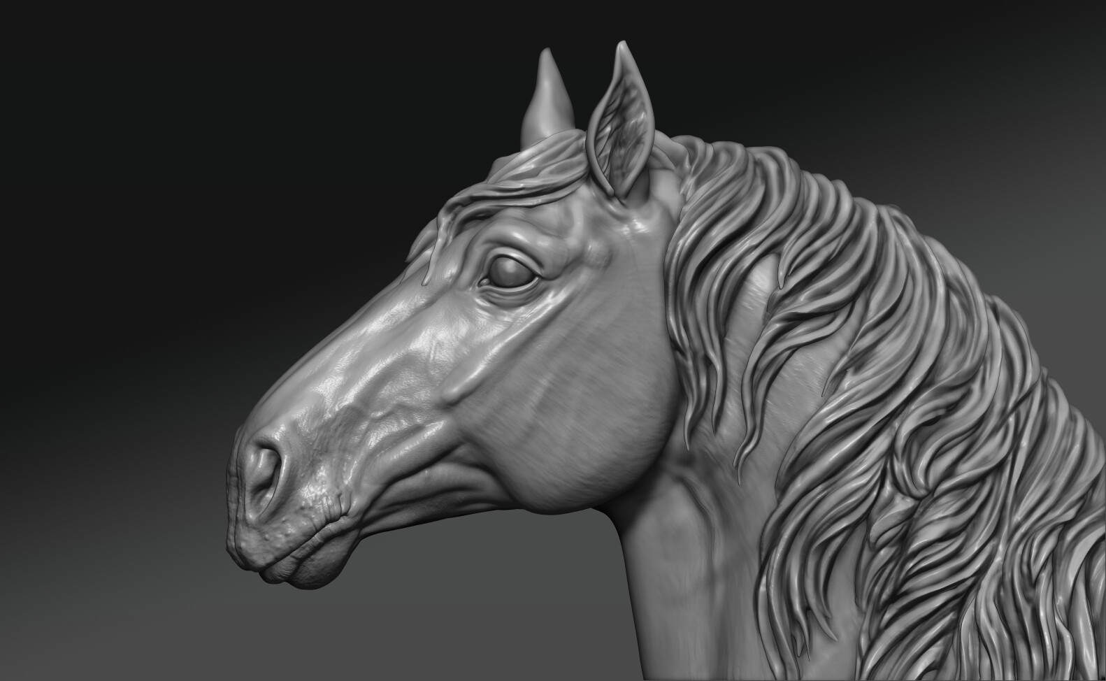 ArtStation - SSO Percheron Draft Horse sculpt