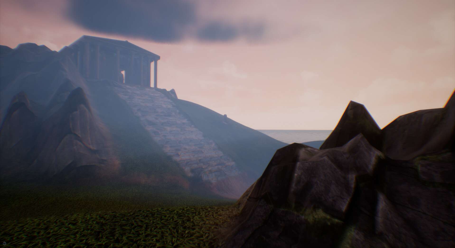 Julio´s Art Portfolio - Pantheon Ruins | Blood of Zeus