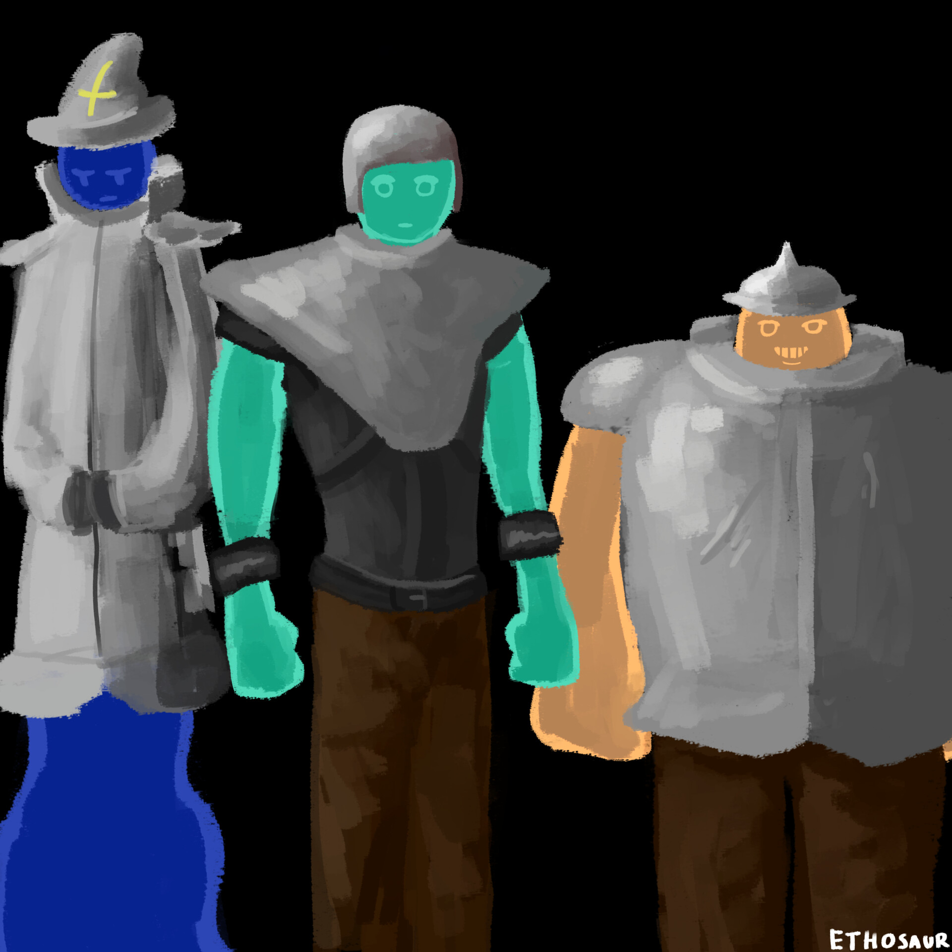 ArtStation - A Slime a day #40 "Defender slimes"