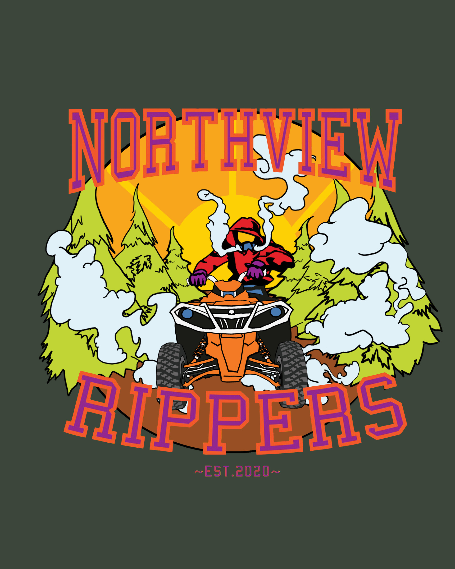 ArtStation - NV Rippers Logo Commission