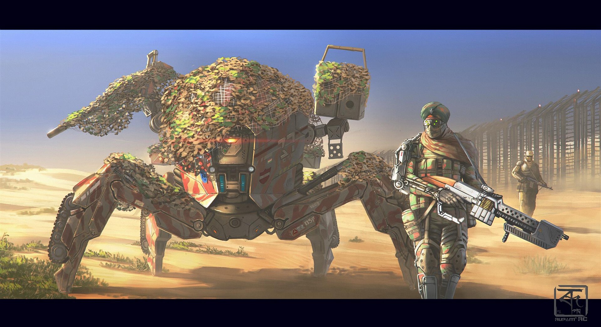 ArtStation - Desert Crab Mark 1 : Machanical Beasts of Bharat2044-The ...