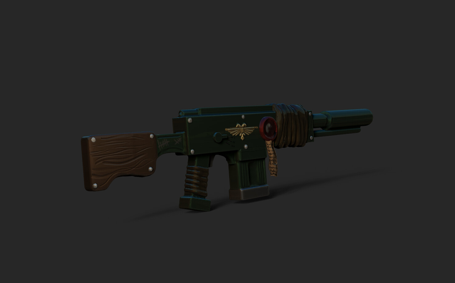 ArtStation - Lasgun - My first model