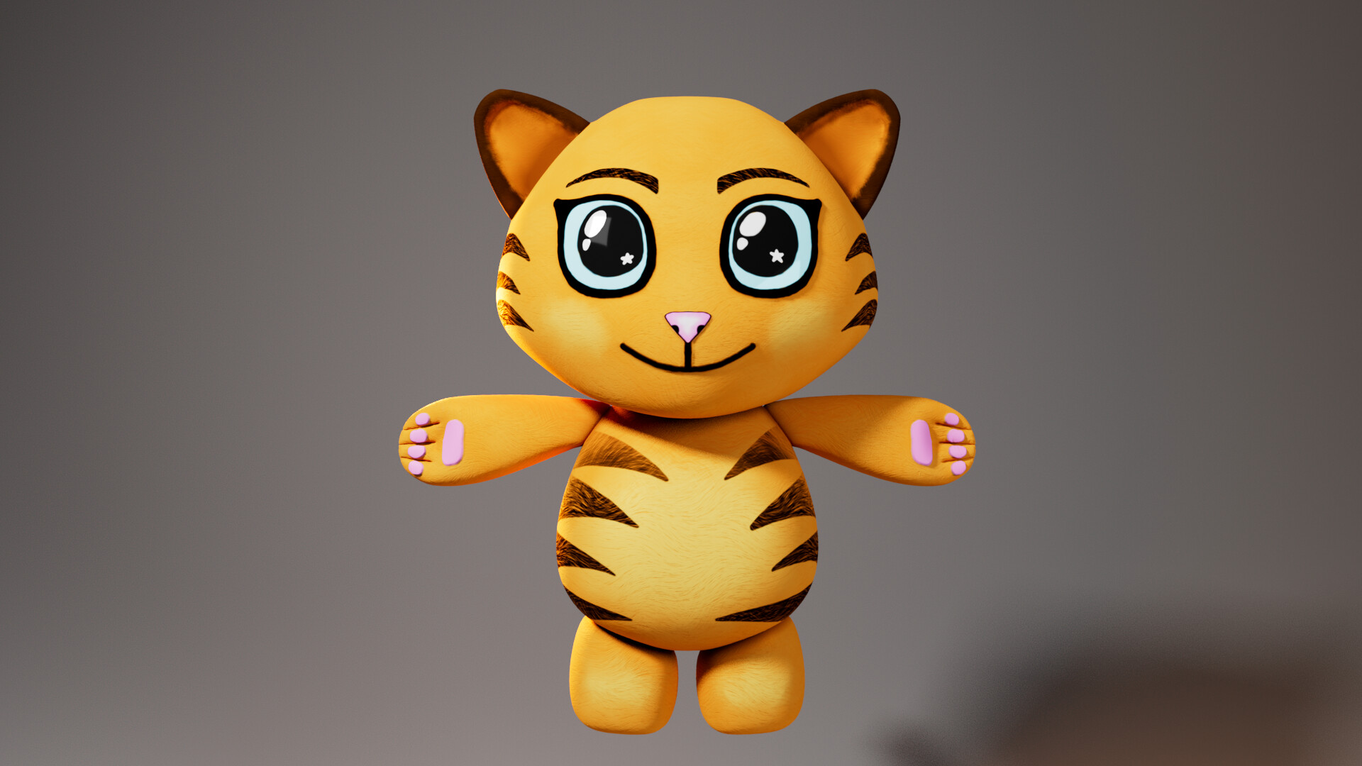 Emma Franklin - Stylized anthropomorphic tiger