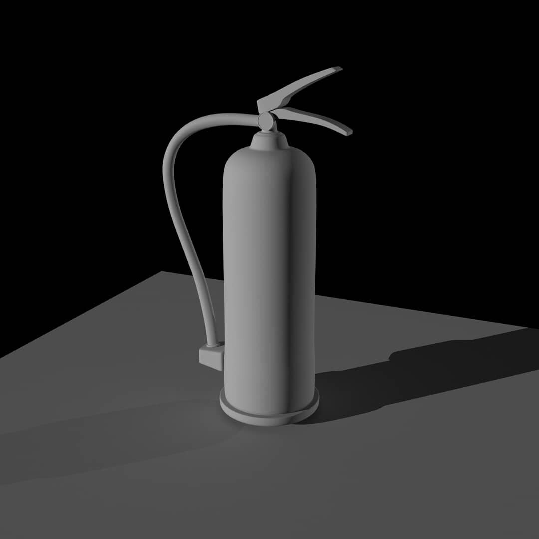 ArtStation - Fire extinguisher 3d model