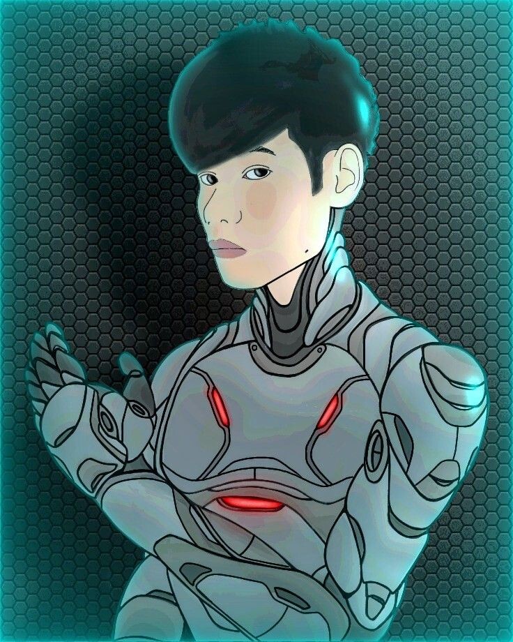 Vexer Cytrol - Cybernetic Armour Suit Concept Art/Design