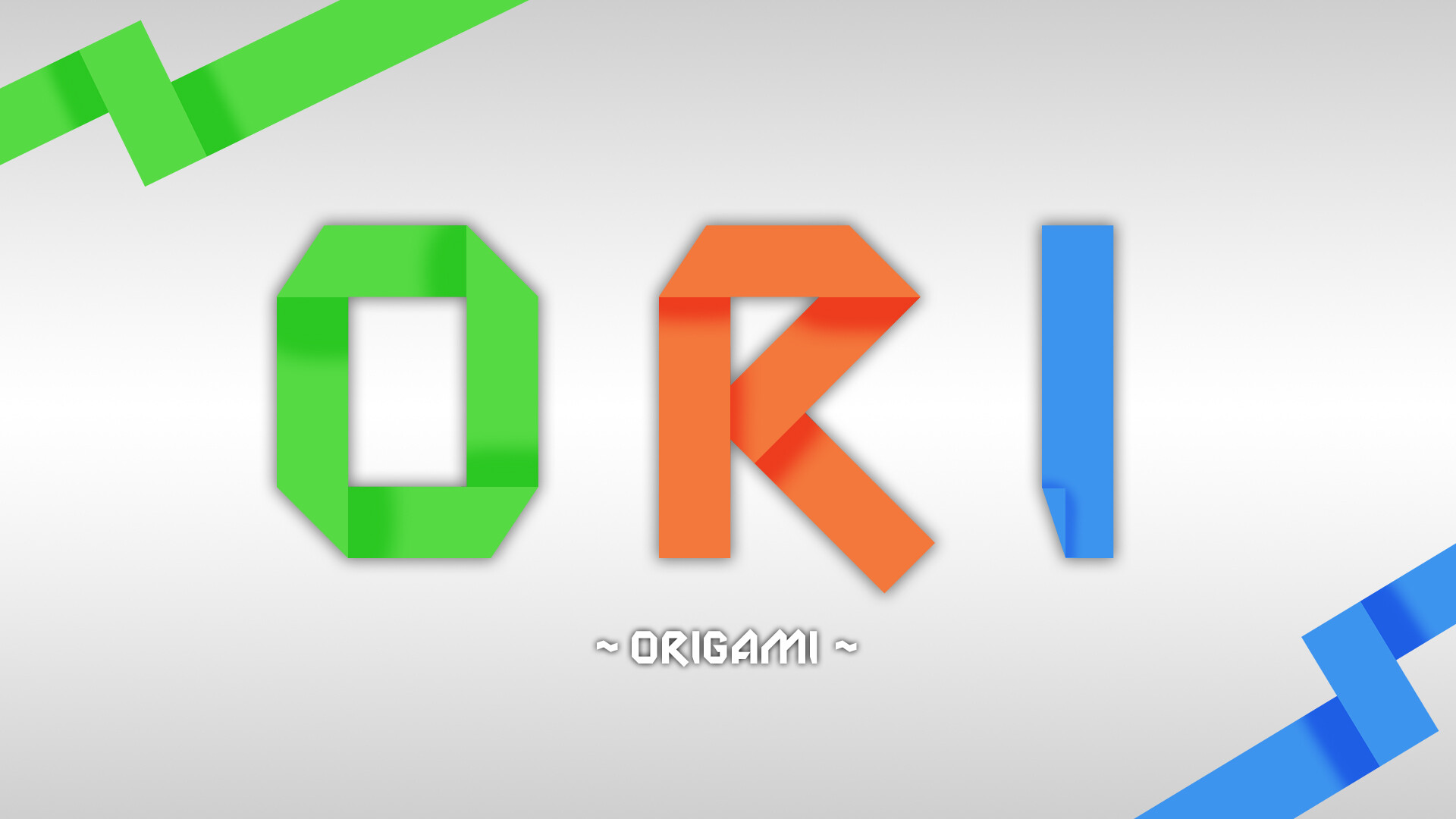 ArtStation - Origami text