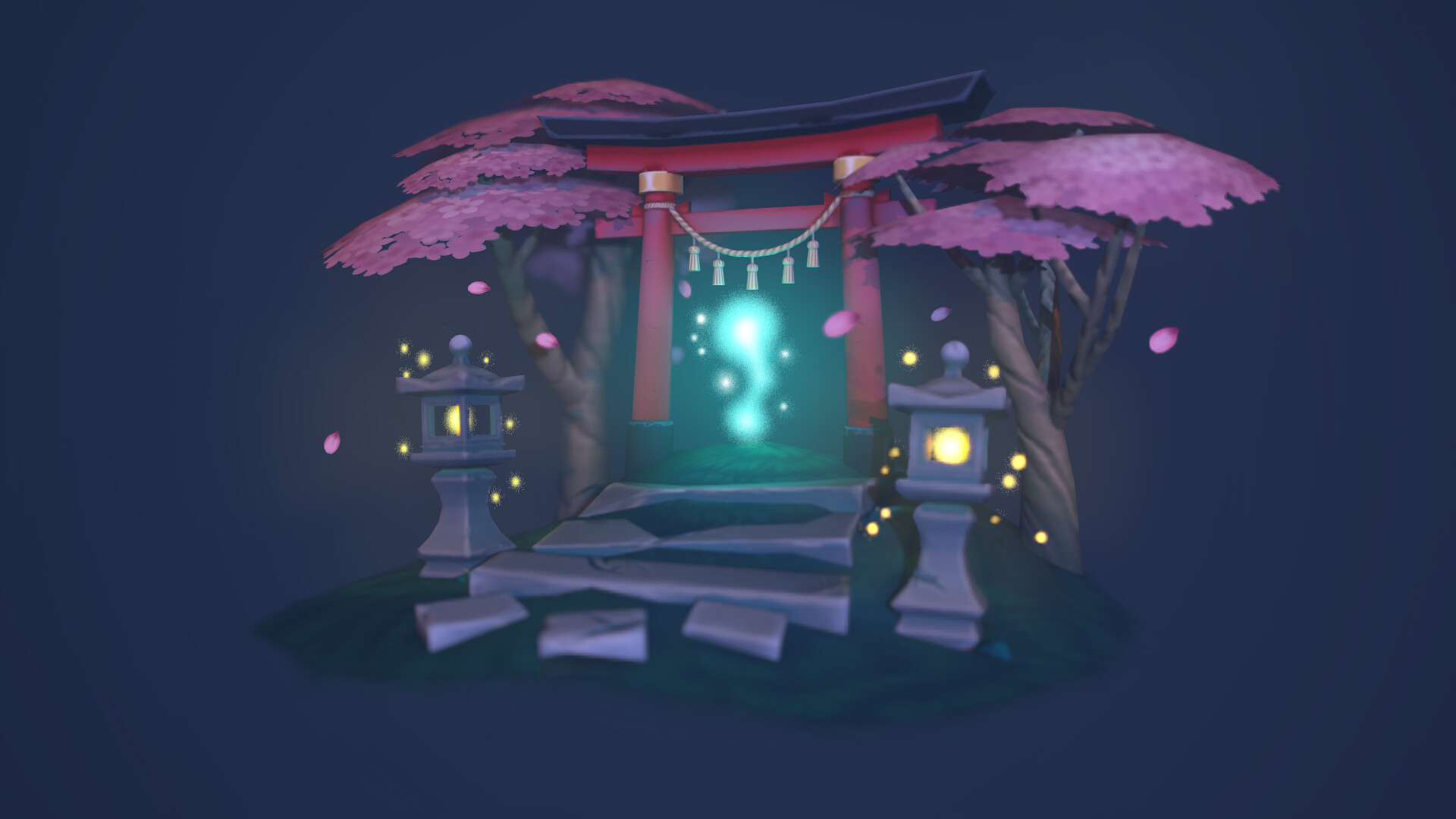 ArtStation - Torii gate model
