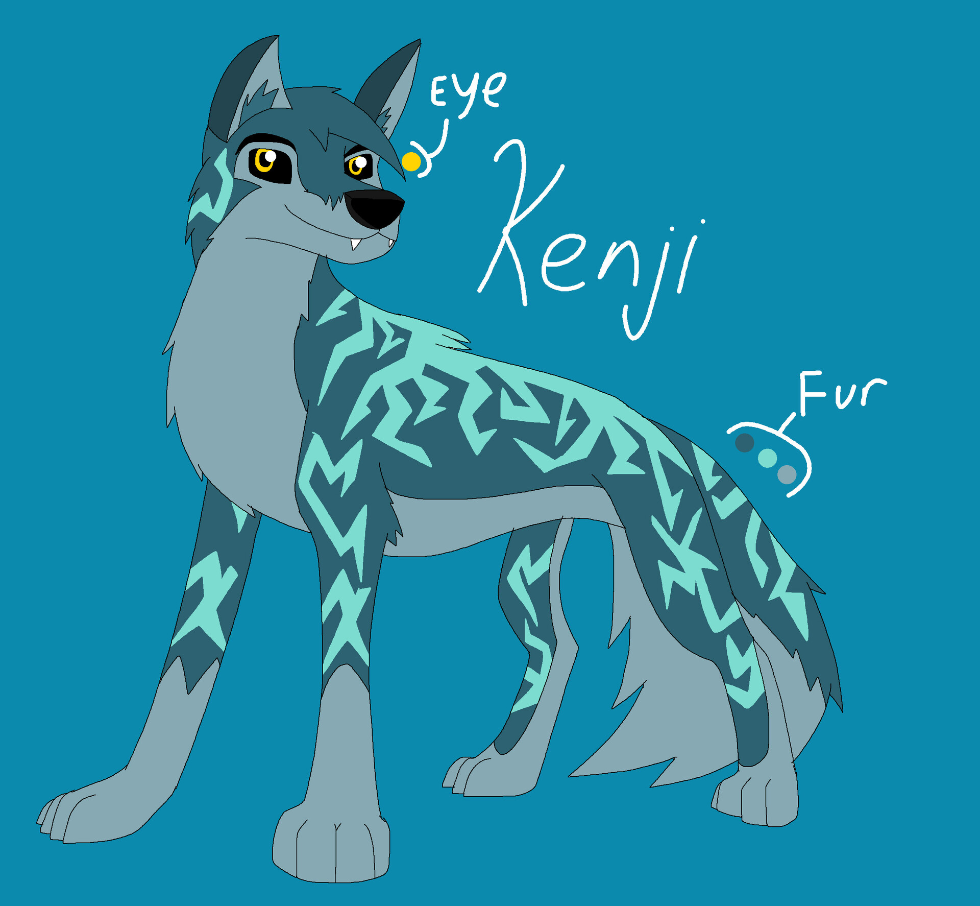 ArtStation - Kenji the Wolf (OC)