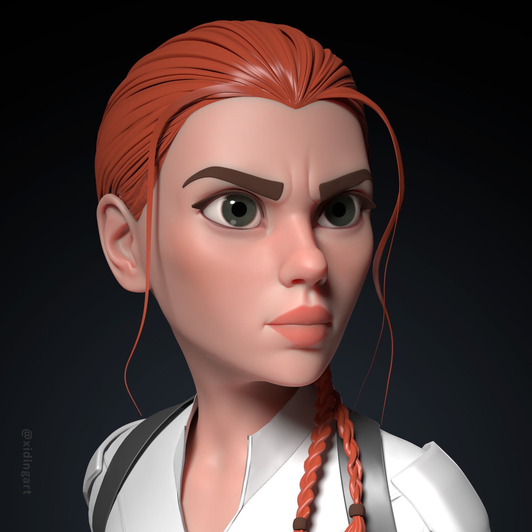 ArtStation - Black Widow Stylized Character
