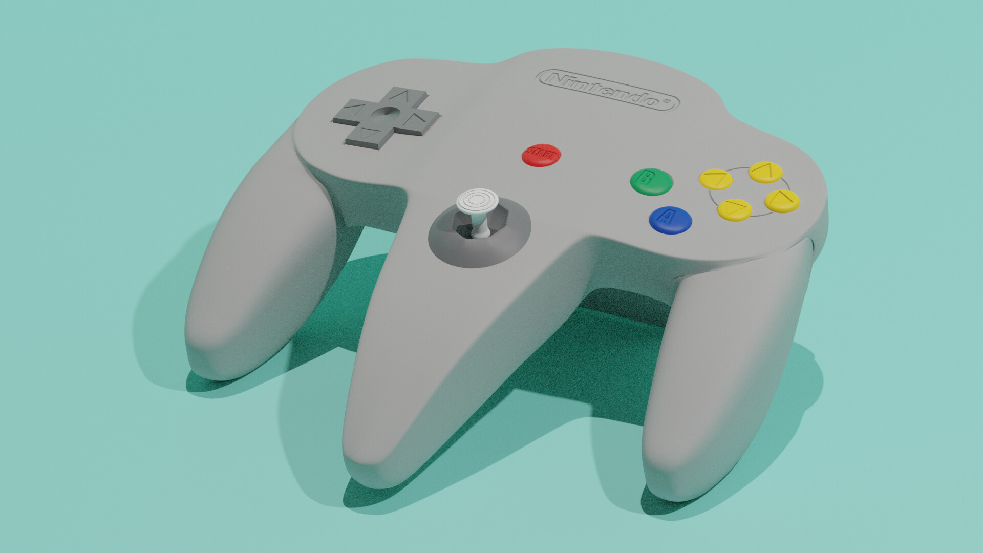 ArtStation - Nintendo 64 Controller